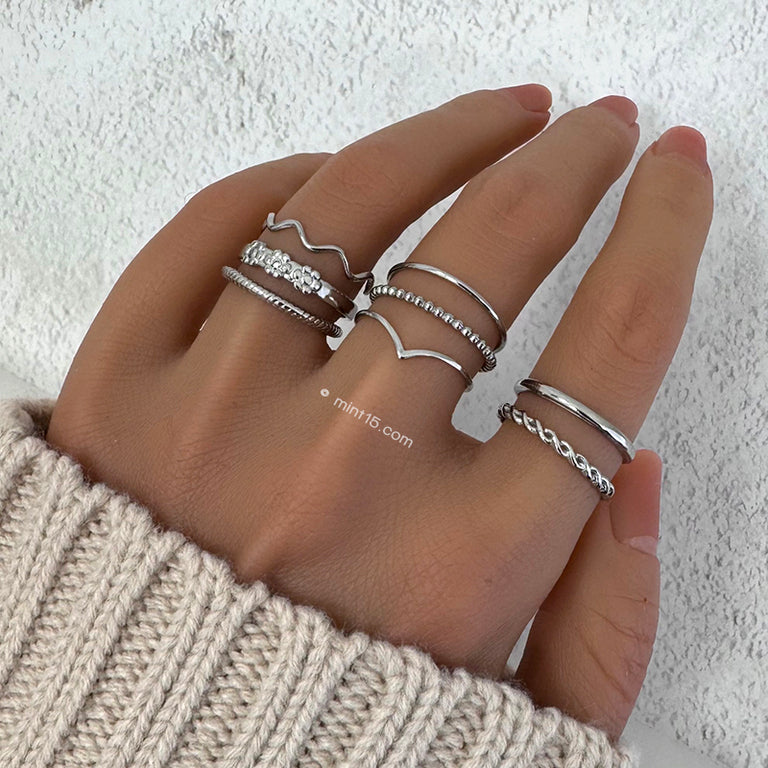 Ring 'Twisted' – Mint15