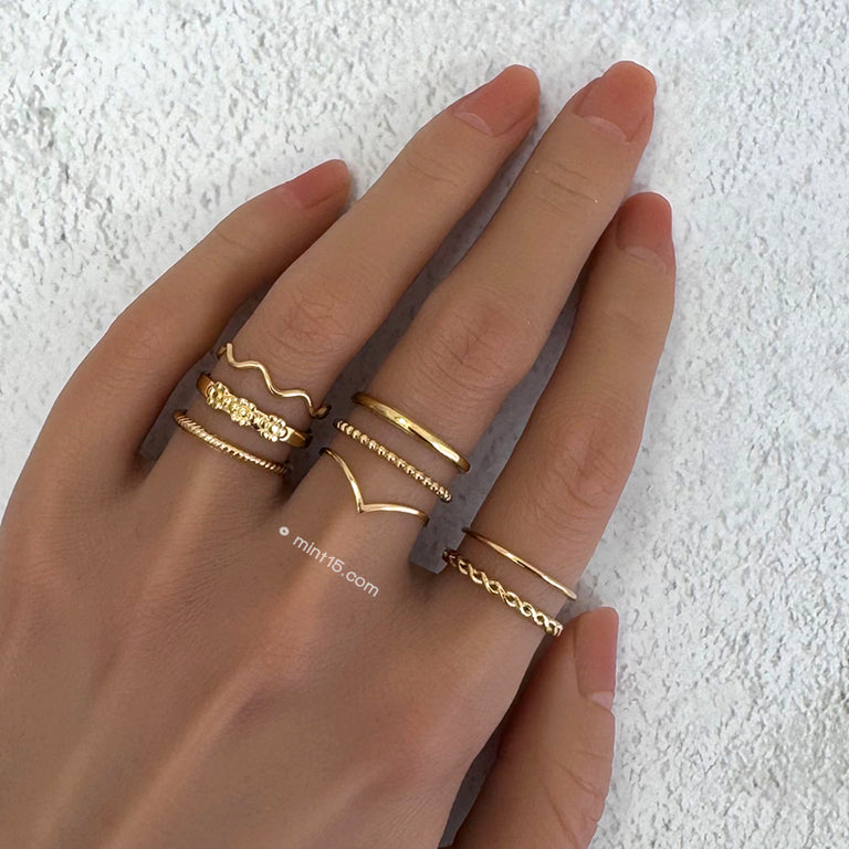 Basic Stacking Ring – Mint15